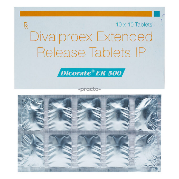 DICORATE ER 500 Divalproex Sodium 500mg Extended-Release Tablet 1's price in the Philippines ...